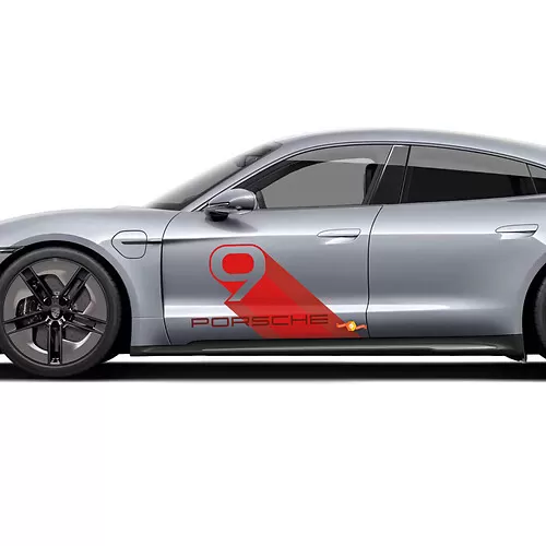 Porsche Boxster 718 Hood Stripes Decal Sticker