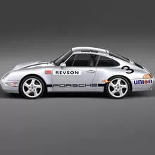 1974 Porsche 911 RSR Racing Decal Set - Classic Vinyl Graphics for ...