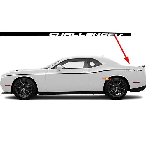 Decal for Dodge Challenger ᐈ Challenger Car Decals | SupDec Graphix