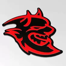 Dodge Demon 3D Badge Fender Badges Emblem