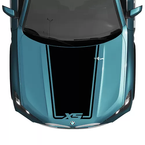 2021+ BMW M4 M3 G80 G82 G83 Hood M color Style vinyl decal sticker