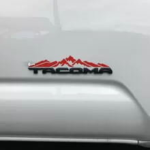 Toyota Tacoma Mountains Decal Sticker Over Badge Tacoma
