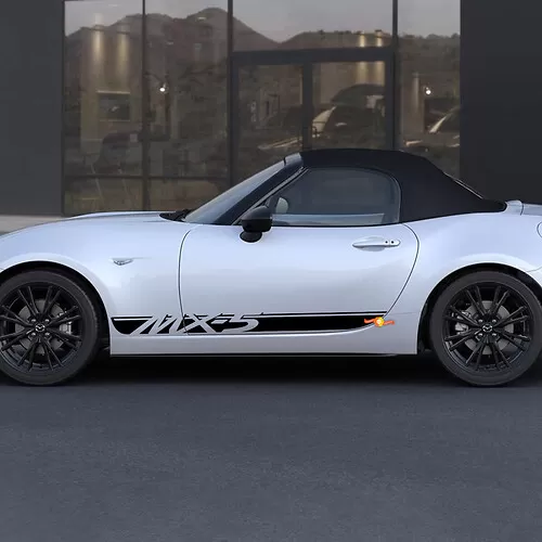 Mazda MX-5 Miata Hood Roadster Stripe Decal Sticker - Custom Vinyl Sticker