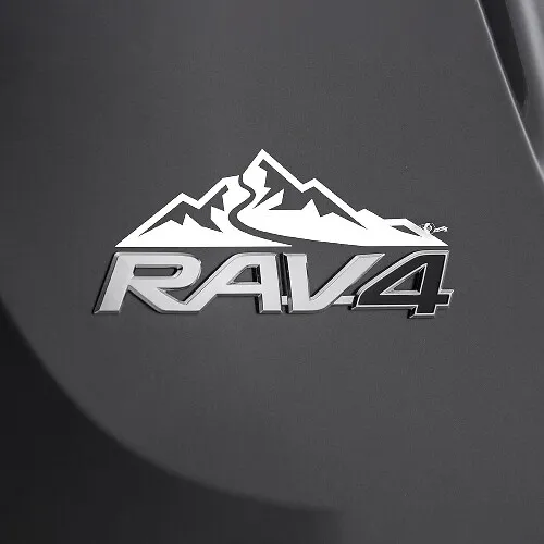 Mountains Decal Sticker for Toyota RAV4 Rear Badge