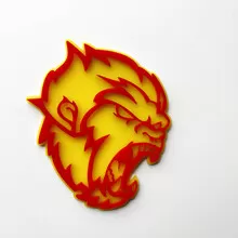 Angry Yeti Sasquatch Bigfoot 3D Fender Badges Emblem