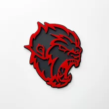 Angry Yeti Sasquatch Bigfoot 3D Fender Badges Emblem