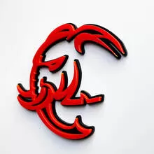 HellElephant 3D Badge Fender Badges Emblem
