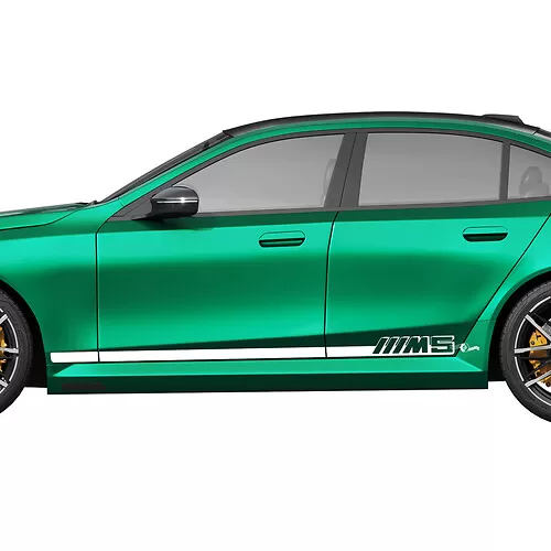 Side M5 Stripes Racing Decal Kit for BMW 5 Series G60 M5 G90 - SupDec ...