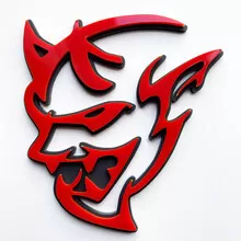 Custom 3D Badge Demon Dodge Charger Challenger logo Fender Badges Emblem
