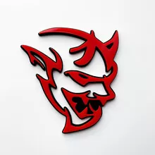 Custom 3D Badge Demon Dodge Charger Challenger logo Fender Badges Emblem