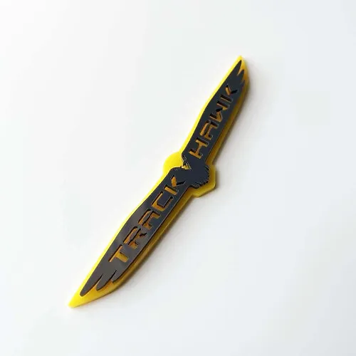 Custom 3D Badge Trackhawk Hellhawk logo Fender Badges Emblem