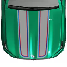 Stripes Racing M colors Hood Decal for BMW 5 Series G60 M5 G90