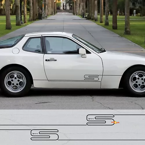 Porsche Cayenne Turbo Side Stripes Kit Decal Sticker