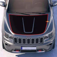 Jeep Cherokee TRAILHAWK Hood Graphics Wrap Decal Sticker