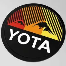Yota Toyota Heritage Stripes Mountains Fender Badge Emblem