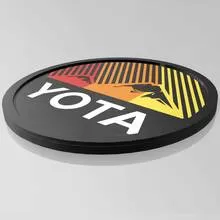 Yota Toyota Heritage Stripes Mountains Fender Badge Emblem