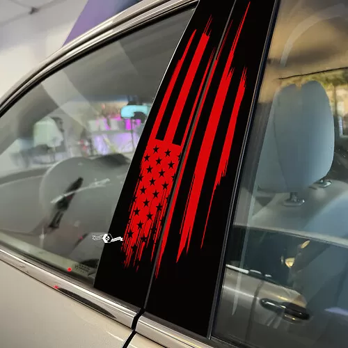 You next Skull style Pillar Doors Car Decal Vinyl Sticker Wrap