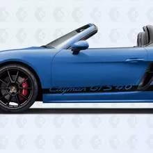 Porsche Cayman GTS 4.0 Side Stripes Kit Decal Sticker