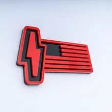 Ford 150 Lightning US Flag 3D Badge – Custom Fender Badges Emblem for ...