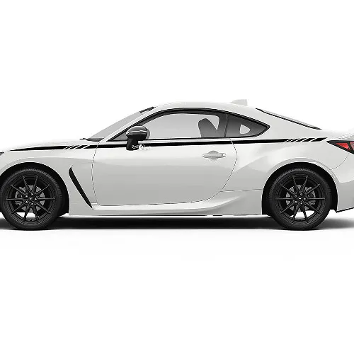 Toyota GR86 Racing Stripes Decals - Side Door Vinyl Accents