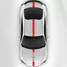 Toyota GR86 Hood Roof Trunk Racing Stripes Graphics Decals Stickers