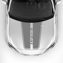 Toyota GR86 Hood Racing Stripes Graphics Decals Stickers