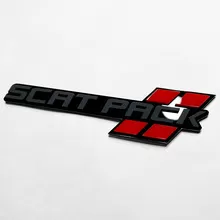 Scat Pack ScatPack Hash Fender Tailgate Front Grille 3D Badge Emblem