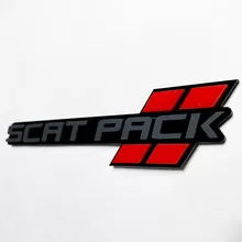 Scat Pack ScatPack Hash Fender Tailgate Front Grille 3D Badge Emblem
