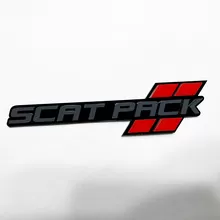 Scat Pack ScatPack Hash Fender Tailgate Front Grille 3D Badge Emblem