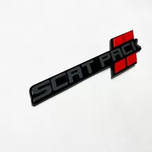 Scat Pack ScatPack Hash Fender Tailgate Front Grille 3D Badge Emblem
