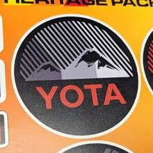 Yota Heritage Retro Vintage Old Style Sticker Pack Decals Graphics for ...