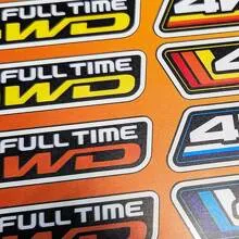 4WD Heritage Retro Vintage Sticker Pack for Toyota Trucks