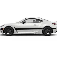 Doors Side Racing Stripes Decals for Toyota GR86 – Stylish Car Vinyl