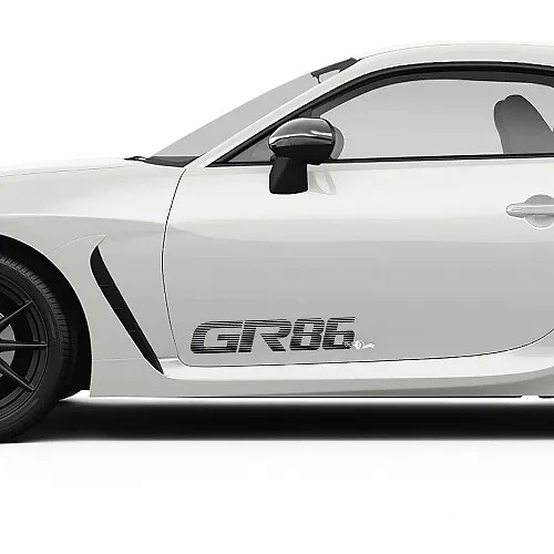 Doors Side Strobe Graphics Decals for Toyota GR86 - Stylish Vinyl Stic
