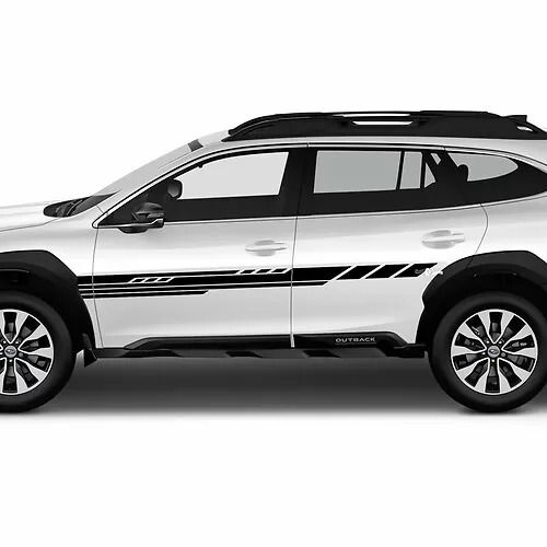 Side Doors Modern Stripes Vinyl Sticker Decal Graphic for Subaru Outback