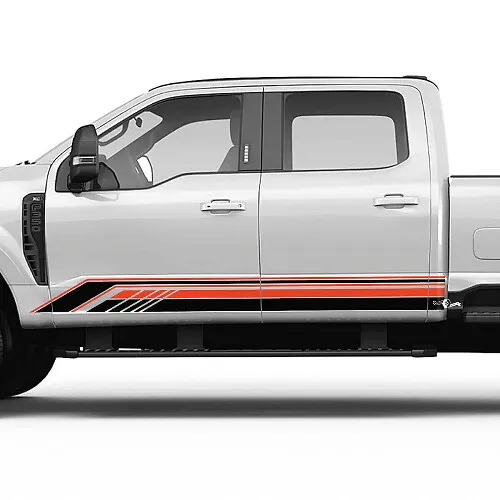 Rocker Panel Side Stripes Vinyl Decals for Musclecar F-Series Trucks