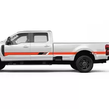 Retro F350 Side Stripes Decal Kit Vinyl Sticker Graphics for Ford Trucks