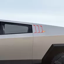 Louvers Decals for Tesla Cybertruck Rear window