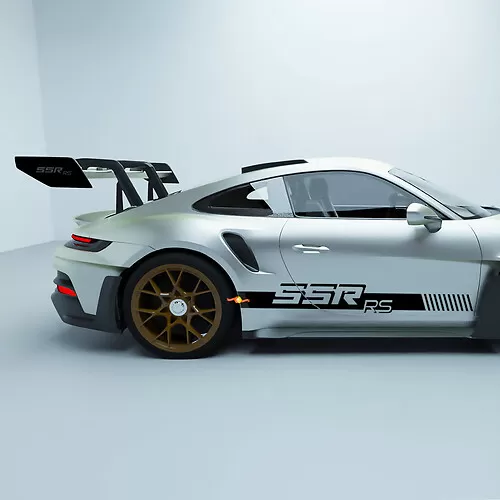2 Porsche Sport Cup Edition Racing Side Stripes Carrera Roof Stripes ...