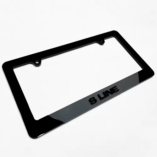 S Line Vehicle License Plate Covers Frames Decor for Audi S Line