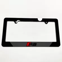 RS Vehicle License Plate Covers Frames Decor for Audi RS