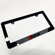 RS6 RS 6 Vehicle License Plate Covers Frames Decor for Audi RS6