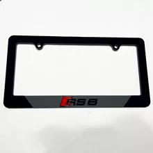 RS6 RS 6 Vehicle License Plate Covers Frames Decor for Audi RS6