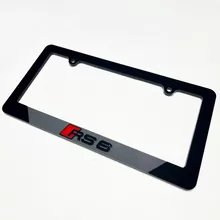 RS6 RS 6 Vehicle License Plate Covers Frames Decor for Audi RS6