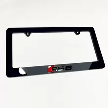 RS6 RS 6 Vehicle License Plate Covers Frames Decor for Audi RS6