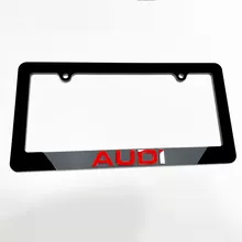 Vehicle License Plate Covers Frames Decor for Audi
