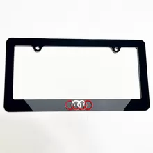 Vehicle License Plate Covers Frames Decor for Audi
