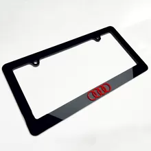 Vehicle License Plate Covers Frames Decor for Audi