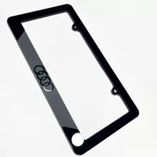 Vehicle License Plate Covers Frames Decor for Audi