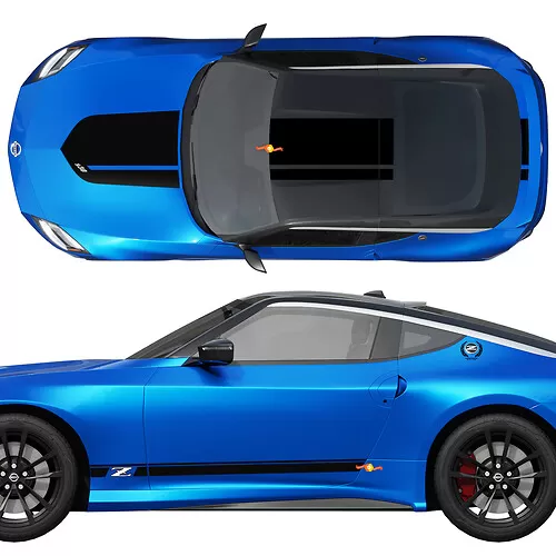 Side truck bed box graphic vinyl Decal Sticker Kit for NIssan TITAN ...